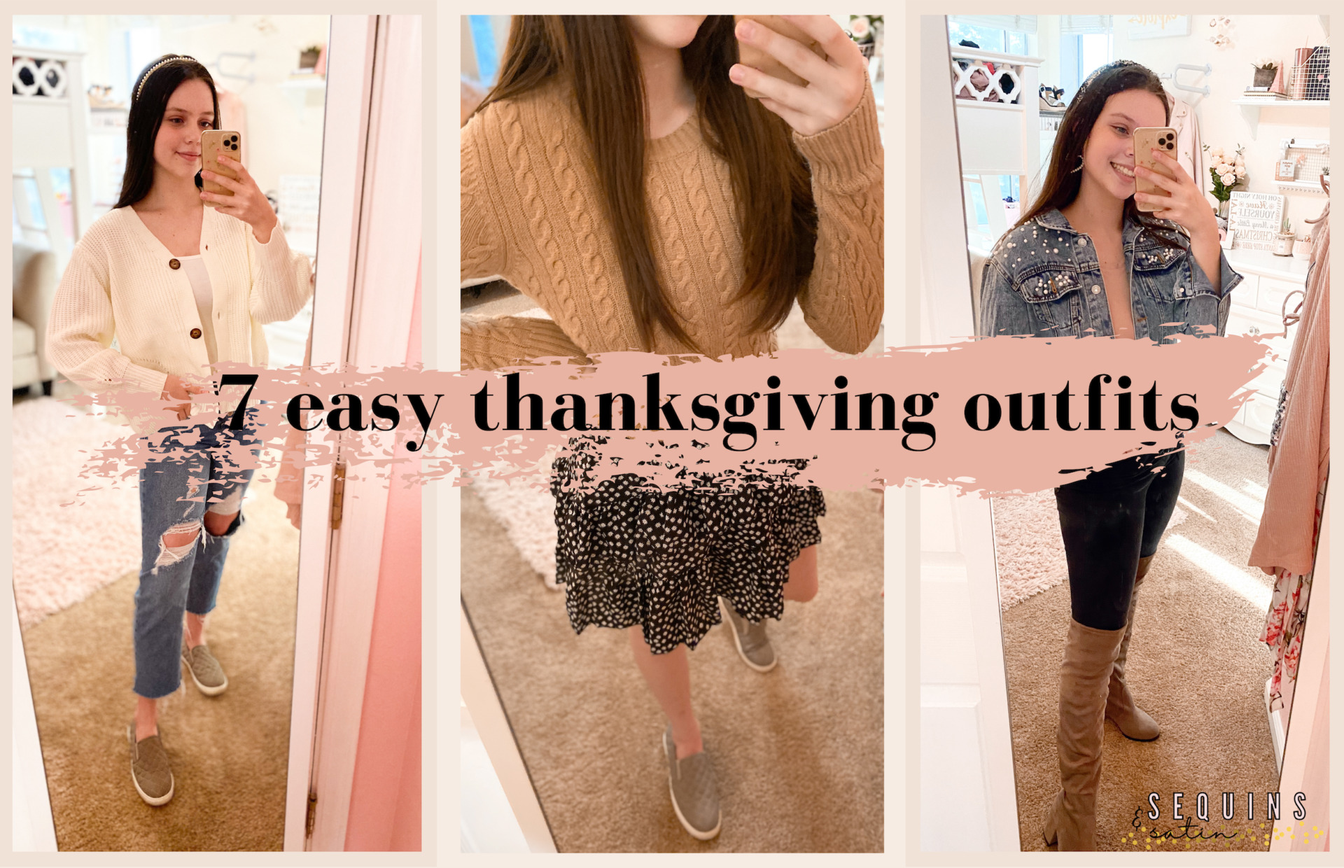 7 Easy Thanksgiving Outfits | Everything From Glam To Casual