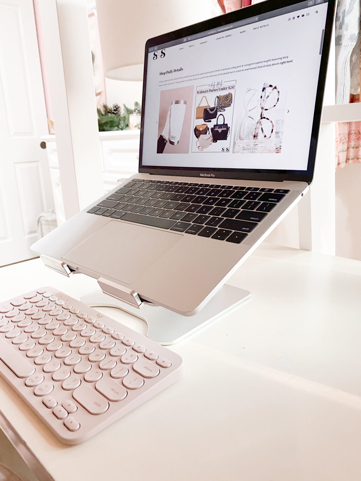 Amazon Laptop Riser Under $40 | Home Office Must Have