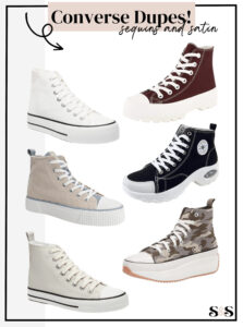 10+ Best Converse High Top Dupes on Amazon Under $50!