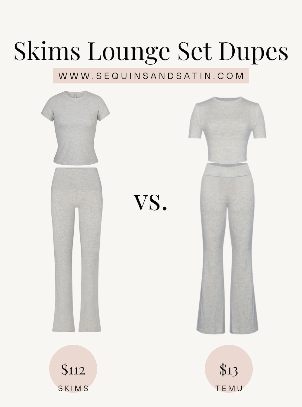 I Found The Best Skims Cotton Jersey Set Dupes For Under $40
