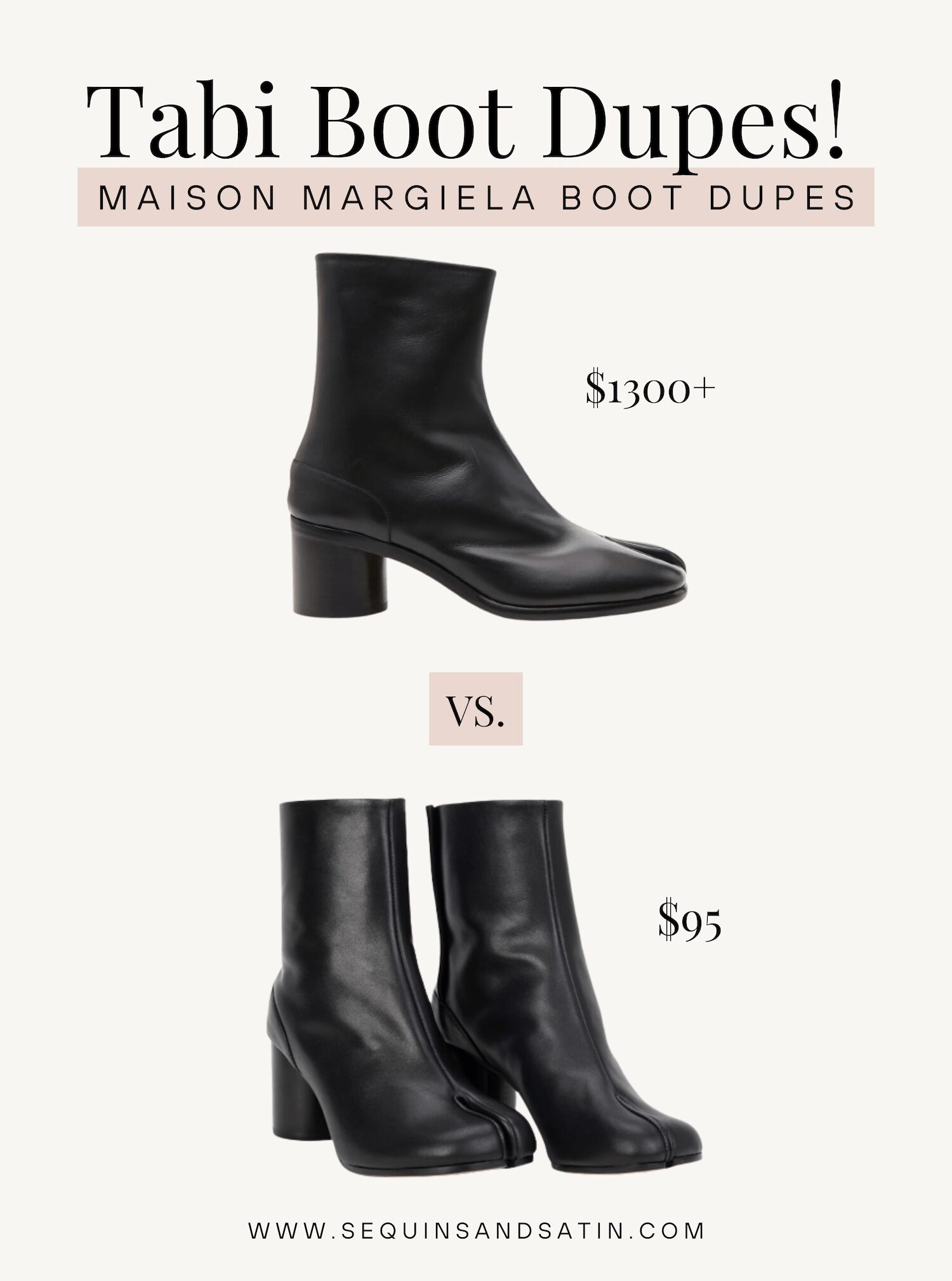 5 Best Maison Margiela Tabi Boots Dupes Under $100!